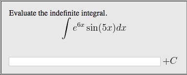 Solved Evaluate the indefinite integral. Integral e^6x | Chegg.com