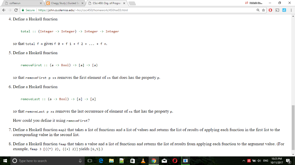 Solved coffeerun xC Chegg Study Guided Scx CS450: Org. of | Chegg.com