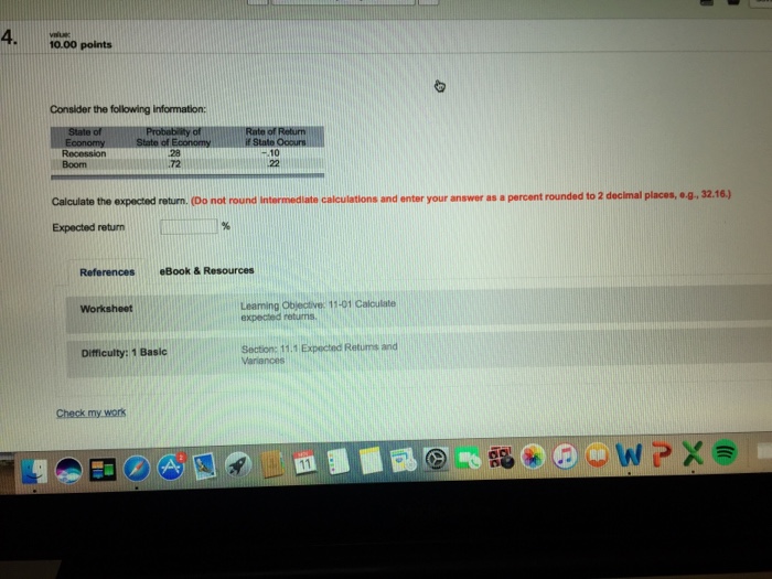 Solved Consider the following Information: Calculate the | Chegg.com