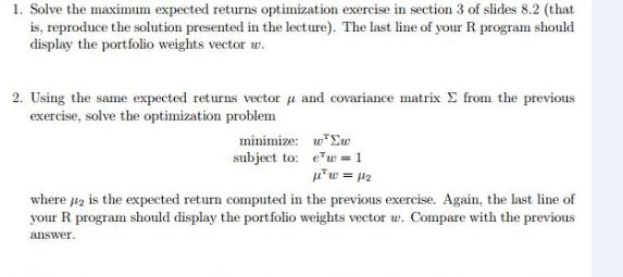 R Programming Linear Algebra 