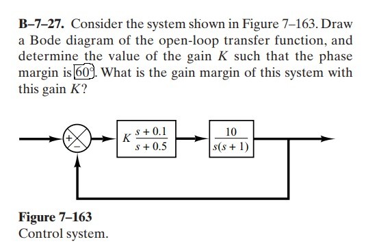 Solved B-7-27. Consider the system shown in Figure 7-163. | Chegg.com