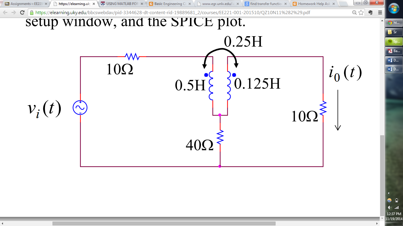 Solved (a) Find the transfer function (TF) for the circuit | Chegg.com