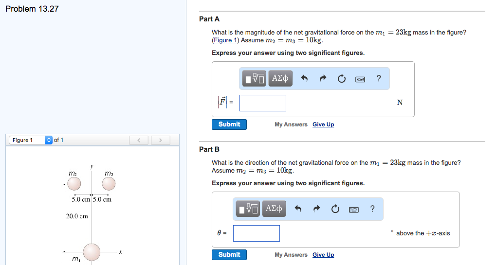 Solved What is the magnitude of the net gravitational | Chegg.com