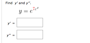 Solved Find y' and y. | Chegg.com