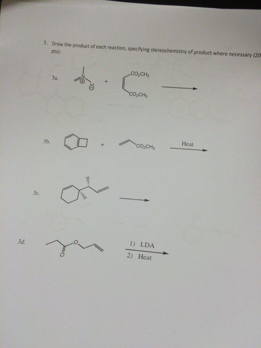 Solved Draw the product of each reaction, specifying | Chegg.com