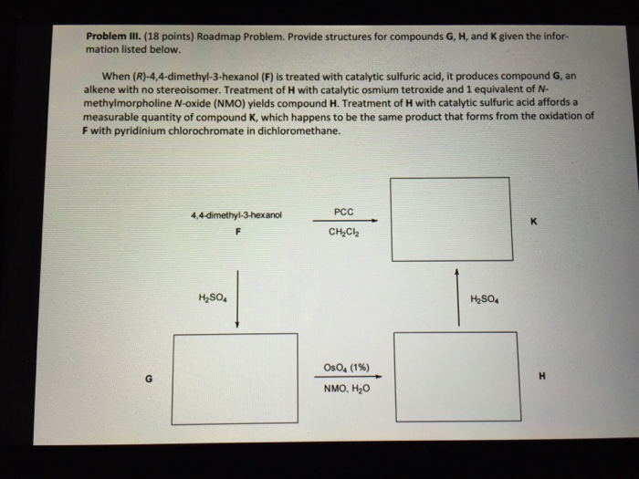 Solved Problem III. (18 points) Roadmap Problem. Provide | Chegg.com