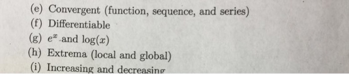 Solved Convergent (function, sequence, and series) | Chegg.com