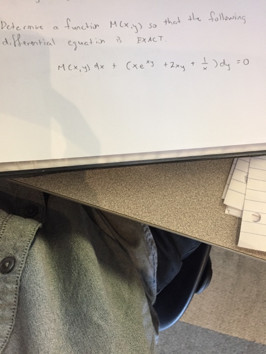 Solved Determine a function M(x,y) so that the following | Chegg.com