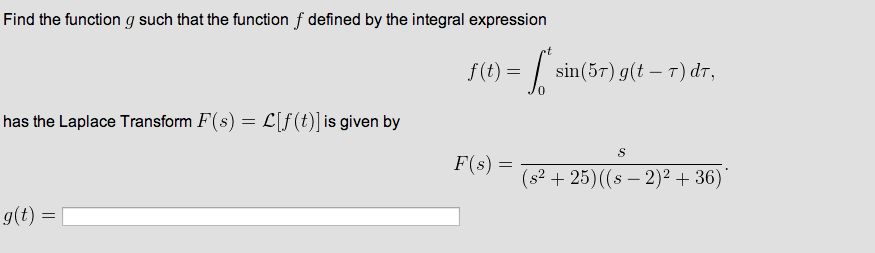 Solved Find the function g such that the function f defined | Chegg.com