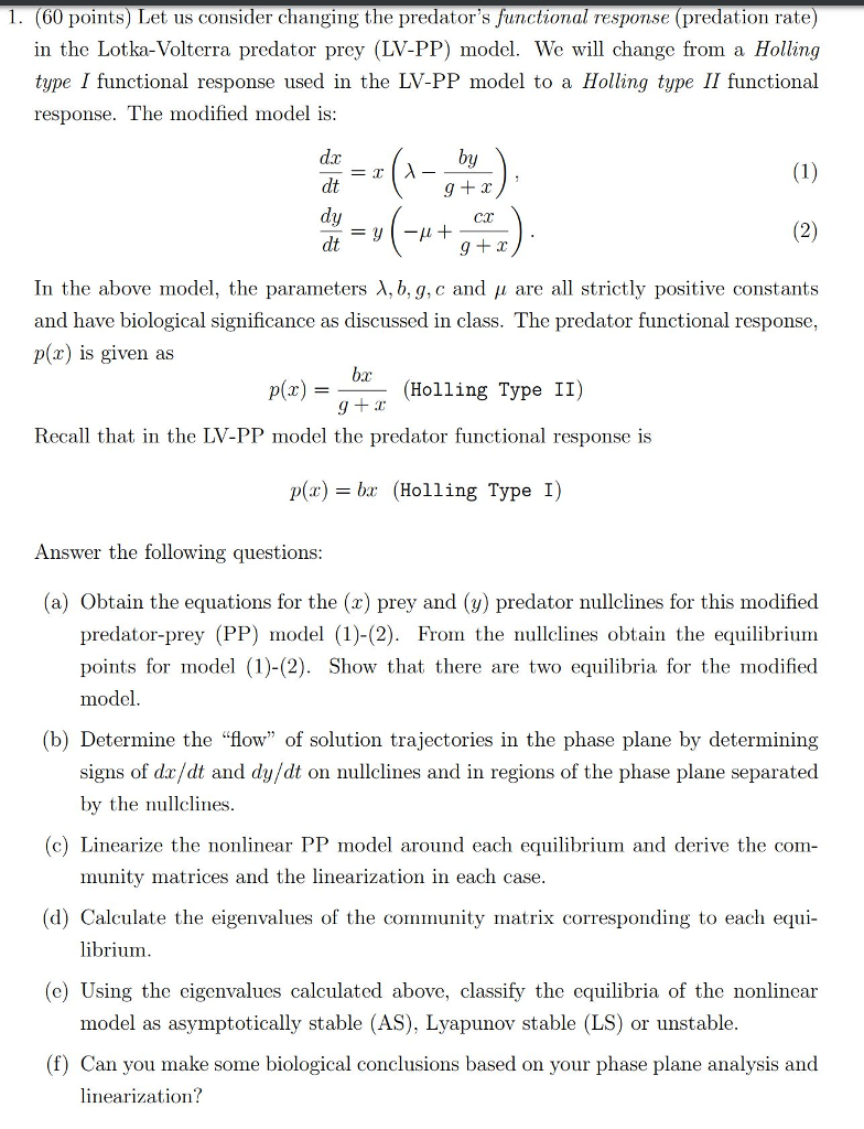 Solved 1 60 Points Let Us Consider Changing The Chegg