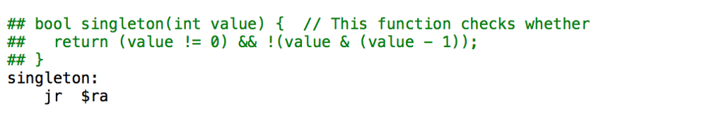 Solved Convert this C function to MIPS ## bool | Chegg.com