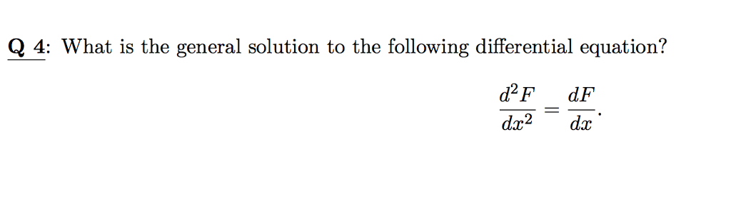 Solved What is the general solution to the following | Chegg.com