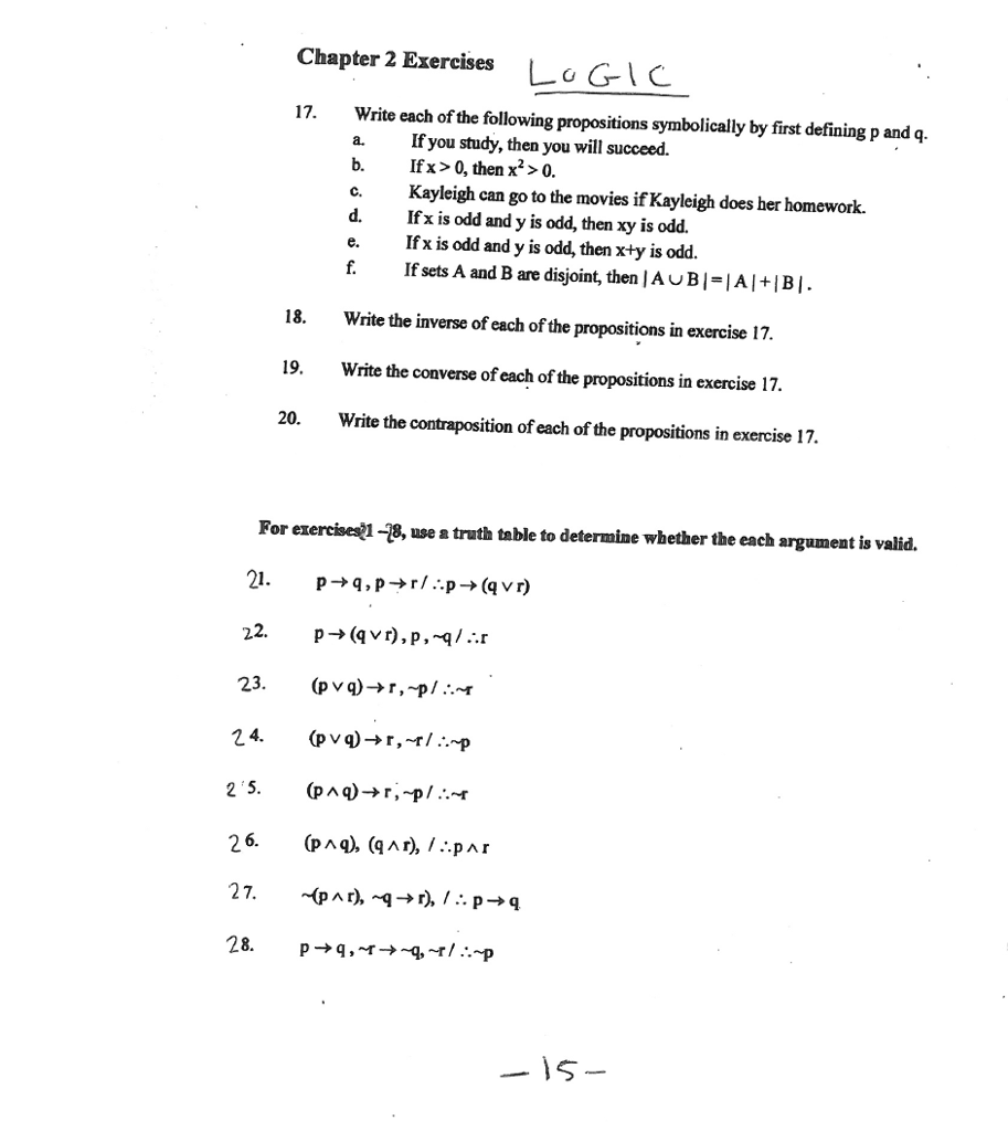 Solved Chapter 1 Exercises SETS List the members of the | Chegg.com
