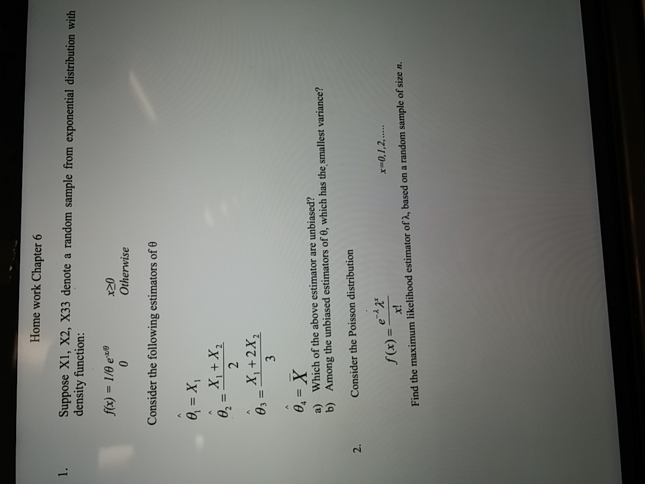 Solved Suppose X1, X2, X33 denote a random sample from | Chegg.com