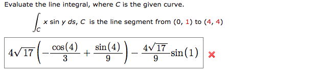 Solved Evaluate the line integral, where C is the given | Chegg.com