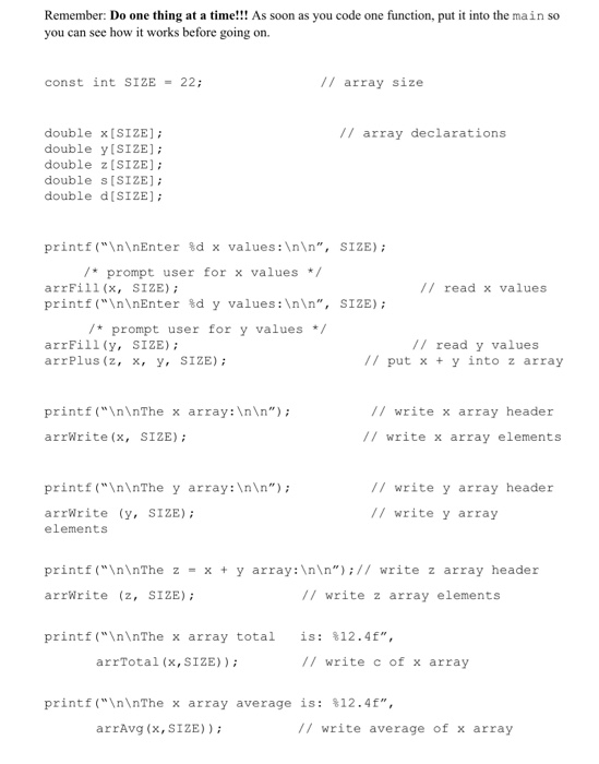 Solved I need a program in C that meets the conditions | Chegg.com