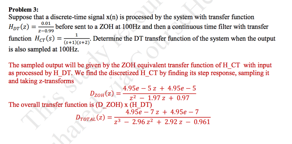 Solved Problem 3: Suppose that a discrete-time signal x(n) | Chegg.com Solved Problem 3: Suppose that a discrete-time signal x(n) | Chegg.com