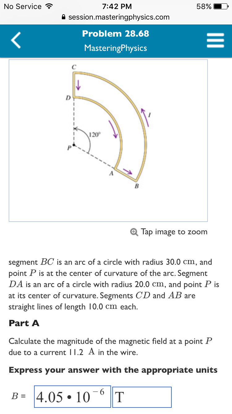 Solved segment BC is an arc of a circle with radius 30.0 | Chegg.com