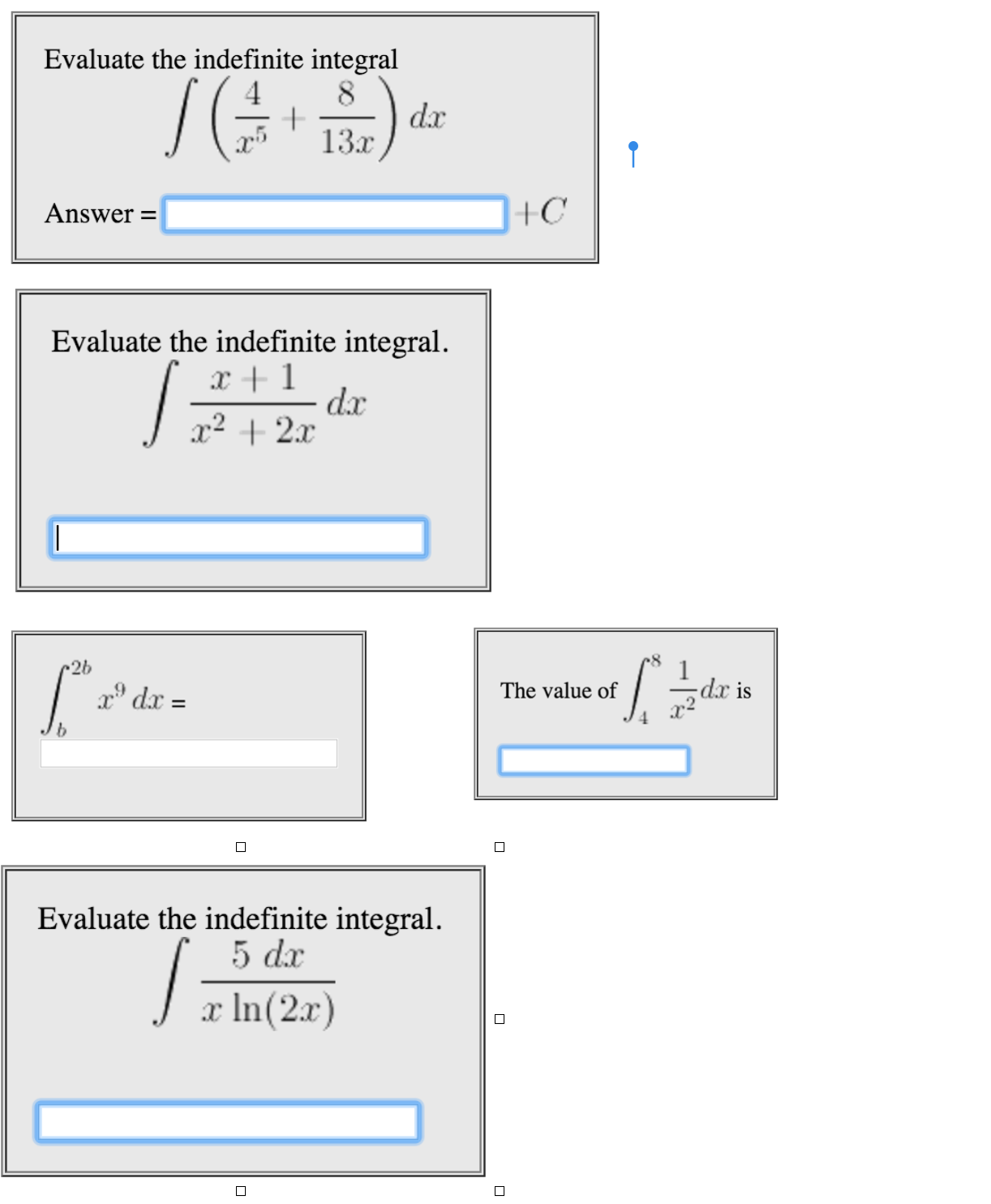 Solved Evaluate the indefinite integral integral (4/x^5 + | Chegg.com Solved Evaluate the indefinite integral integral (4/x^5 + | Chegg.com