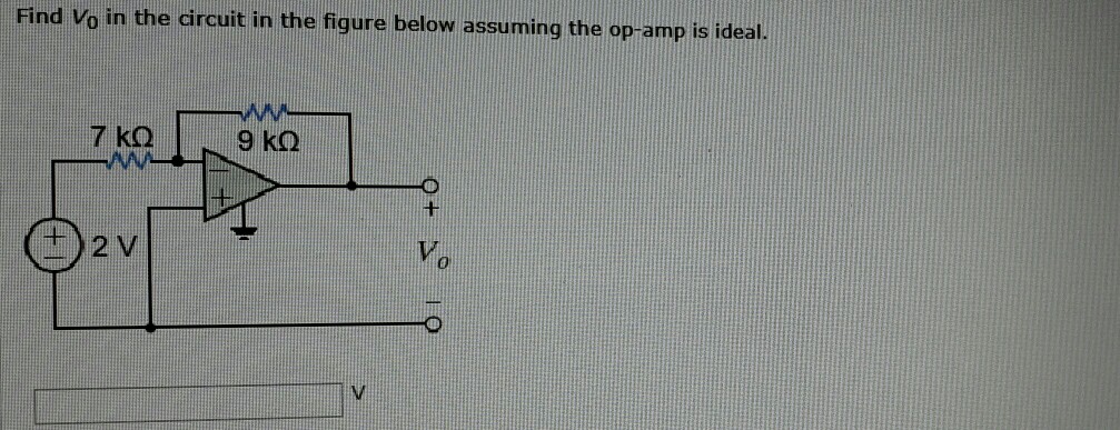 Solved Find Vo in the circuit in the figure below assuming | Chegg.com