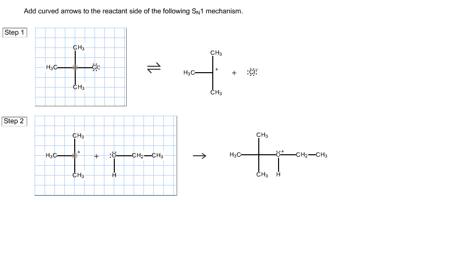 Solved Add curved arrows to the reactant side of the | Chegg.com
