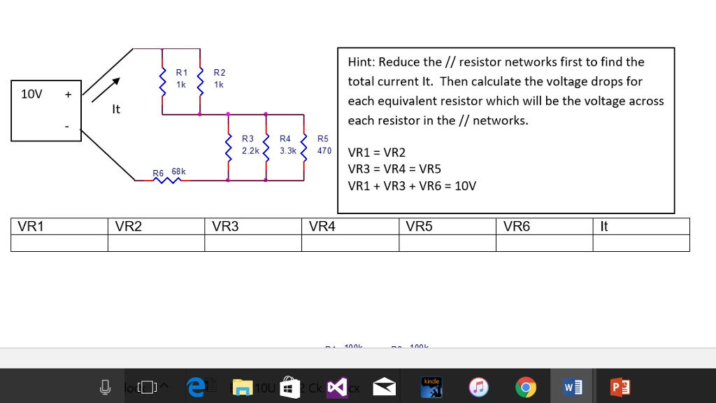 Solved Hint: Reduce the // resistor networks first to find | Chegg.com