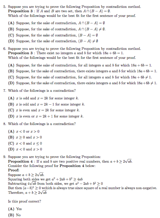 Solved I. Suppose you wish to prove P → Q using the | Chegg.com
