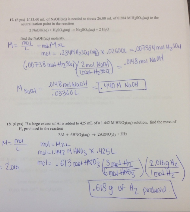 Solved If 33.60 mL of NaOH(aq) is needed to titrate 26.00 mL | Chegg.com