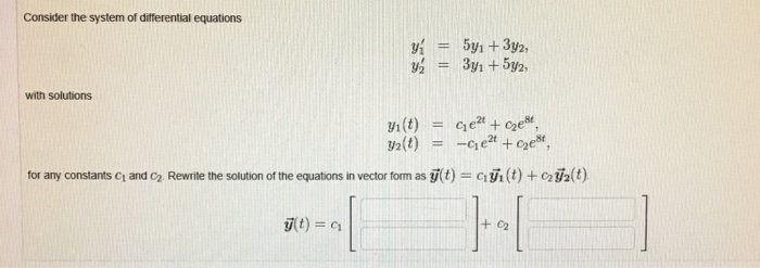 Solved Consider me system of differential equations y'_1 = | Chegg.com