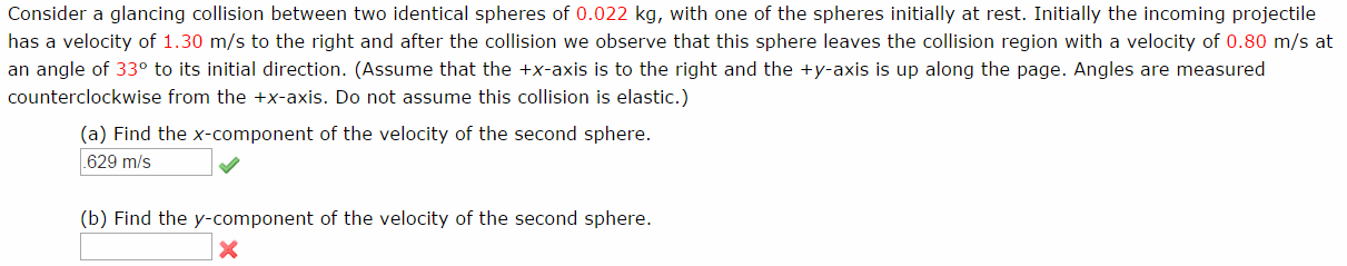 Solved Consider a glancing collision between two identical | Chegg.com