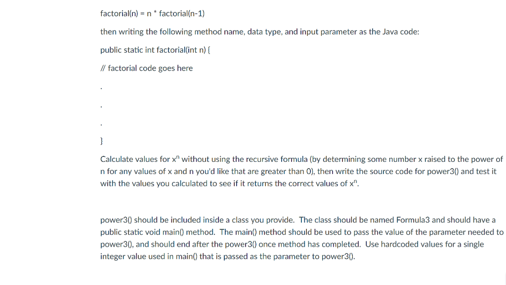 Solved LAB 1c: Formula [ Formula3.java ] 25 points. Write a | Chegg.com
