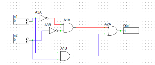 Solved A3A R1 1 A1A A3B A2A Out1 1 In A1B | Chegg.com