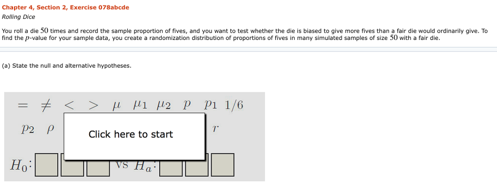 Solved Chapter 4, Section 2, Exercise 078abcde Rolling Dice | Chegg.com