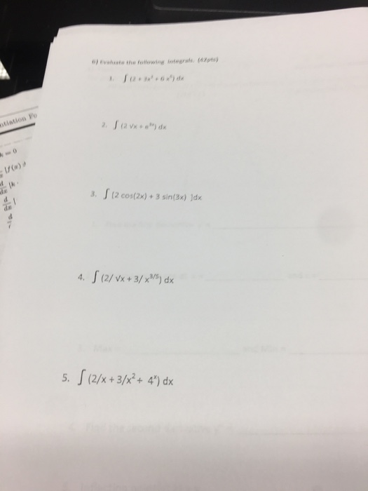 Solved Evaluate the following integral. integral (2 + 3x^3 | Chegg.com