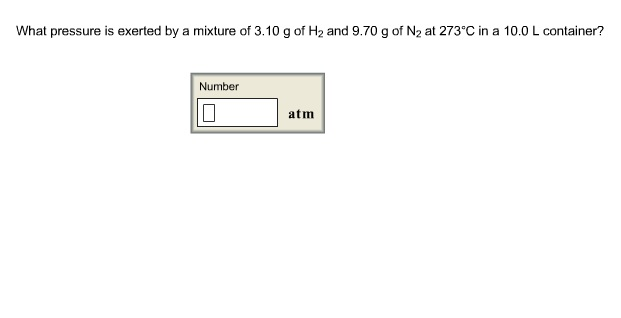 Solved What pressure is exerted by a mixture of 3.10 g of H2 | Chegg.com