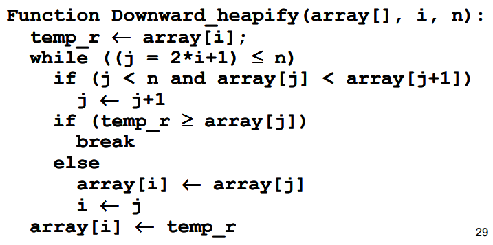 Show that the construction of a max-heap from an | Chegg.com