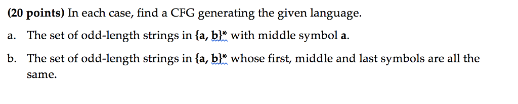 Solved G generating the given language. a. The set of | Chegg.com