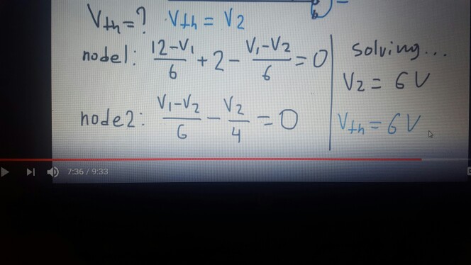 Solved can you explain to me how she got 6v for vth step by | Chegg.com