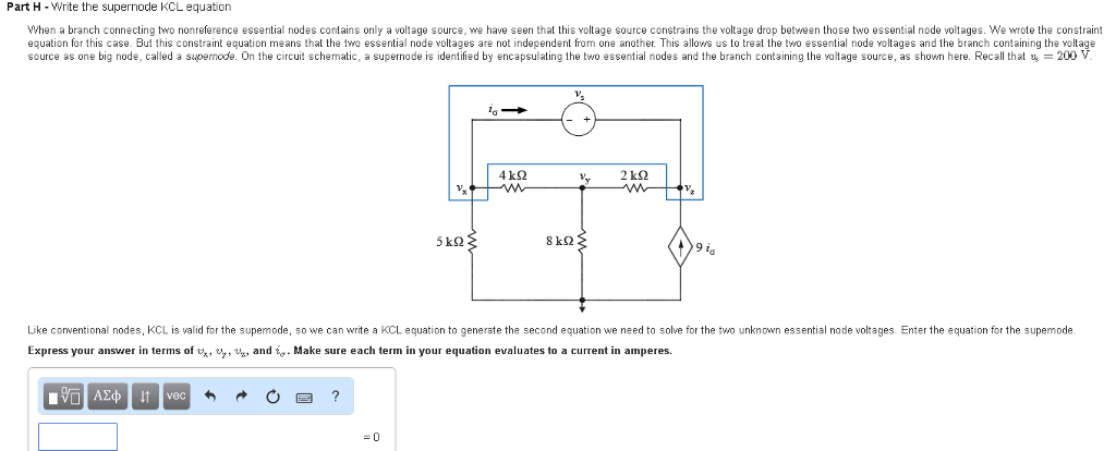 Note that this circuit has a branch that connects two | Chegg.com