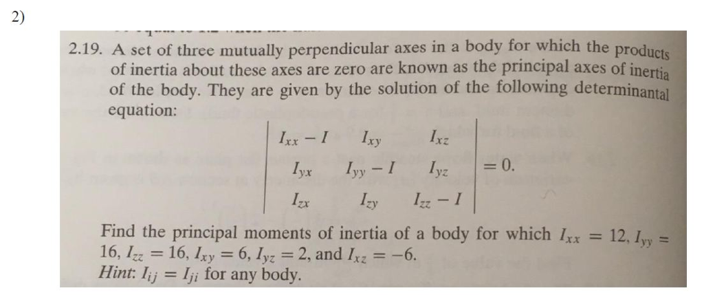 Solved 2.19. A set of three mutually perpendicular axes in a | Chegg.com