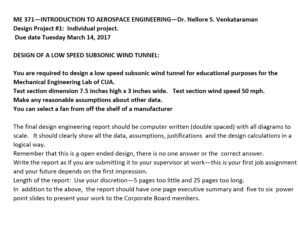 The final design engineering report should be | Chegg.com
