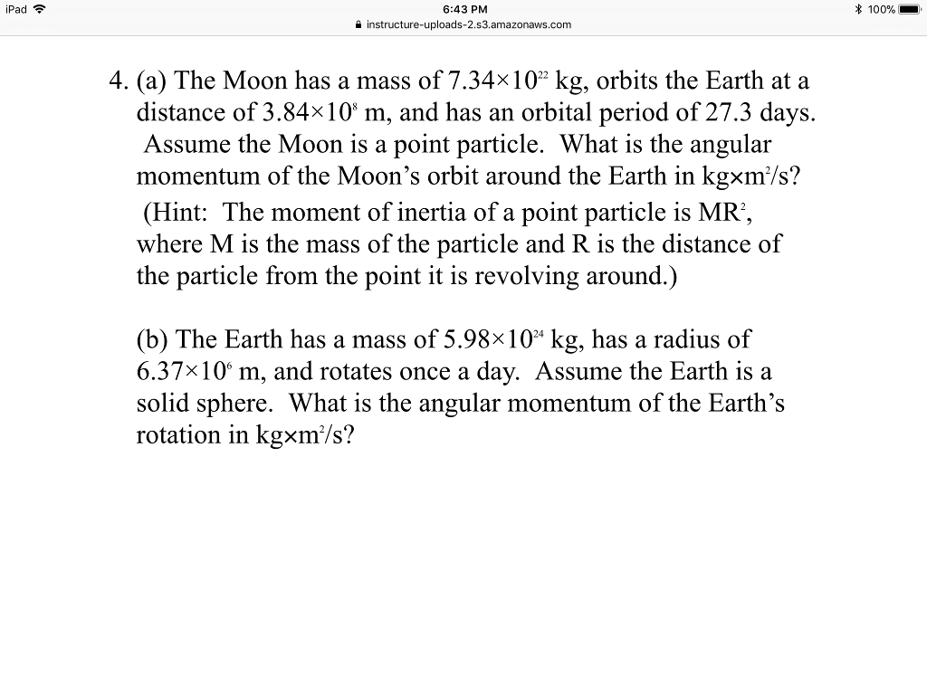 Solved Pad令 * 100% 6:43 PM i | Chegg.com