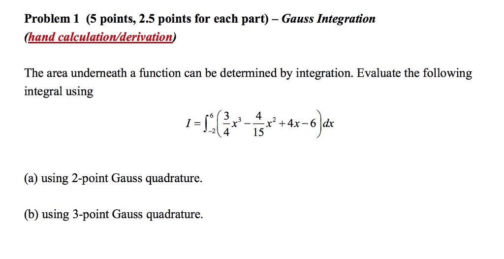 Solved Problem 1 (5 points, 2.5 points for each part) - | Chegg.com