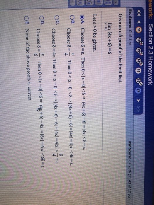 Solved Give an epsilon-delta proof of the limit fact lim_x | Chegg.com
