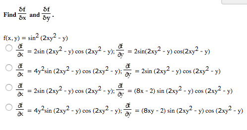 Solved Partial derivative? I have worked these out myself on | Chegg.com