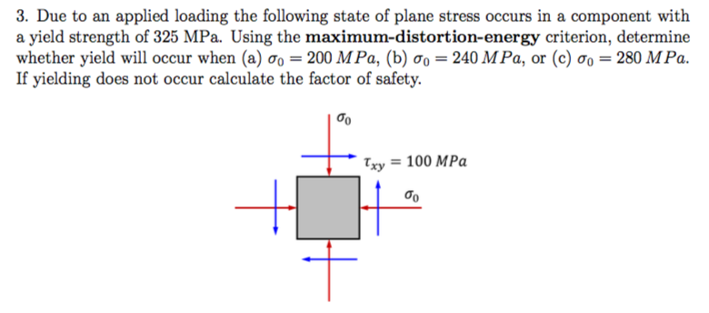 Solved a yield strength of 325 MPa. Using the | Chegg.com