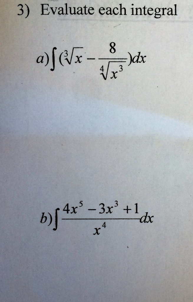 Solved Evaluate each integral integral_(3^squareroot x - | Chegg.com