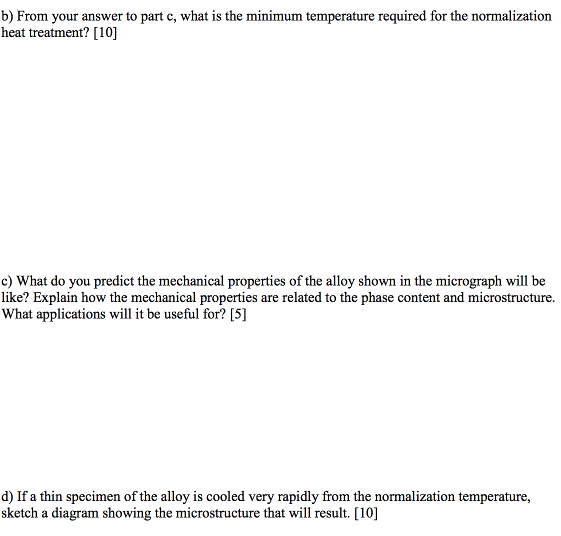 Solved The micrograph above shows a hypoeutectoid steel that | Chegg.com