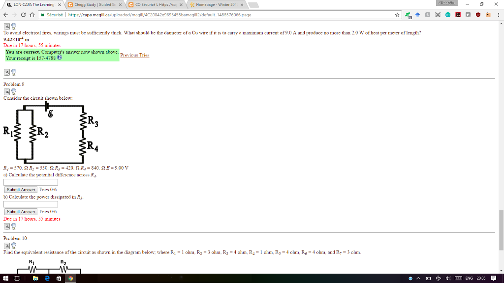 Solved LON-CAPA The Learning x C Chegg Study IGuided Sc x CO | Chegg.com