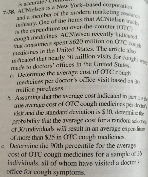 Solved ACNielsen is a New York-based corporation and a | Chegg.com